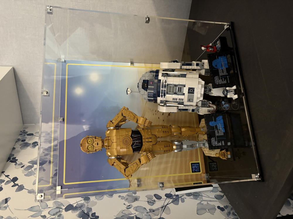 SPECIAL EDITION - LEGO® C-3PO™ (75398) & R2-D2™ (75379) Display Case