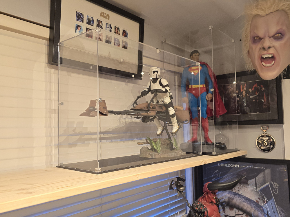 Custom Display Case - Matt Black Base
