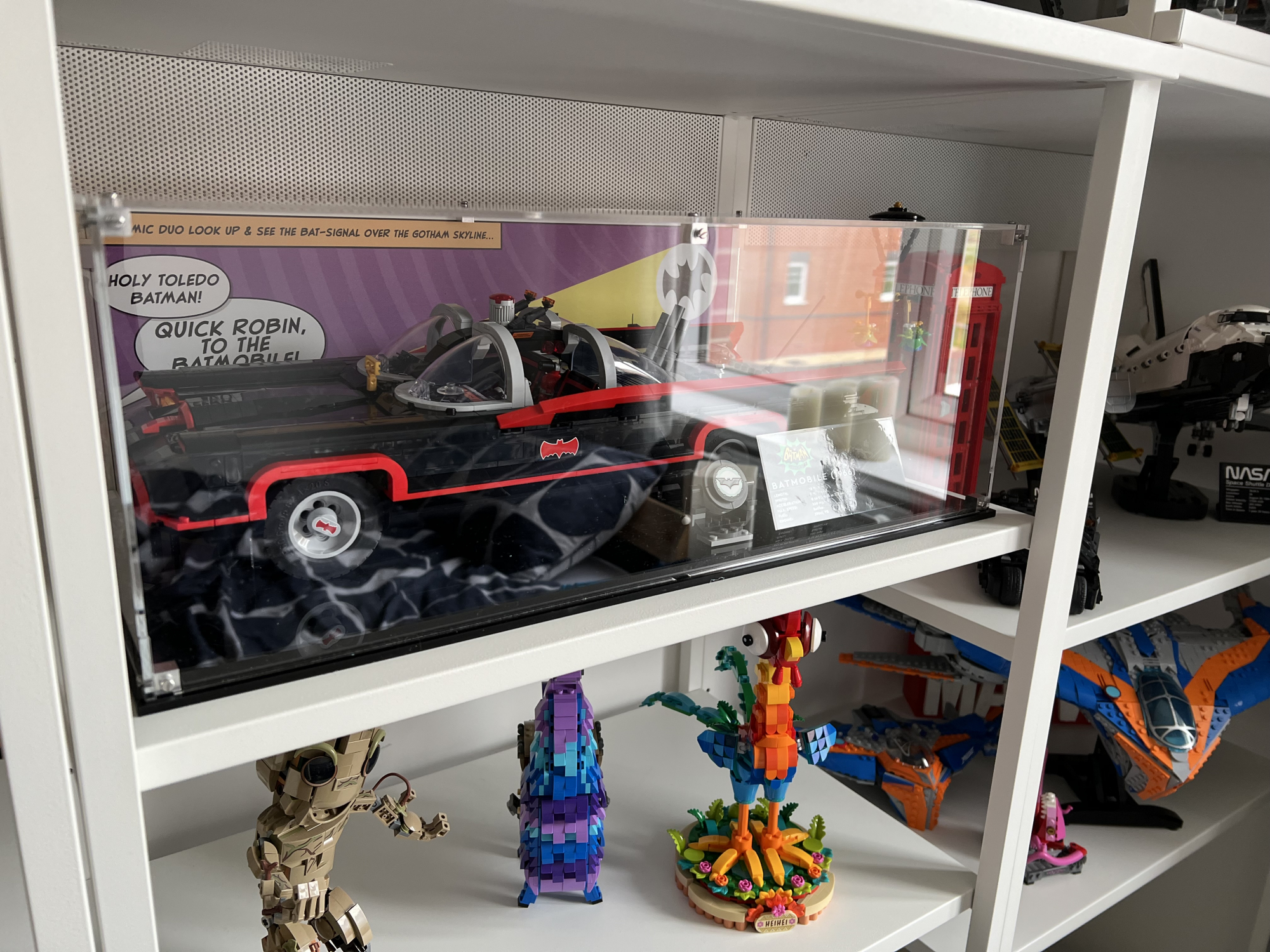 LEGO® Batman™: The Classic TV Series Batmobile™ (76328) Display Case