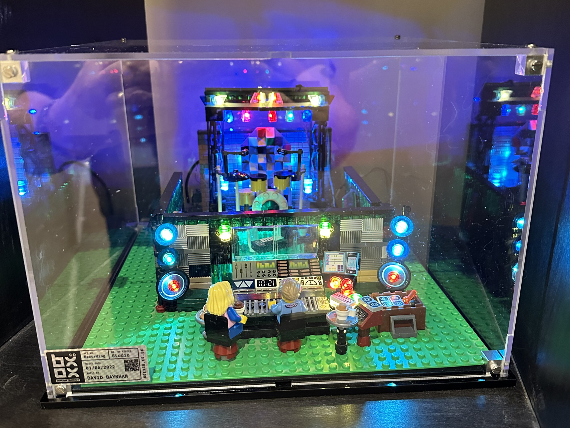 Custom Display Case - Matt Black Base